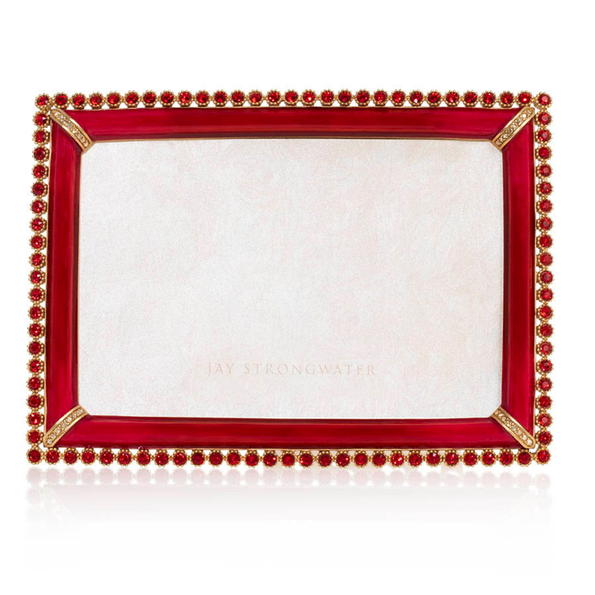 World Inside Rosenwood | Lorraine Stone Edge 4" x 6" Frame - Ruby