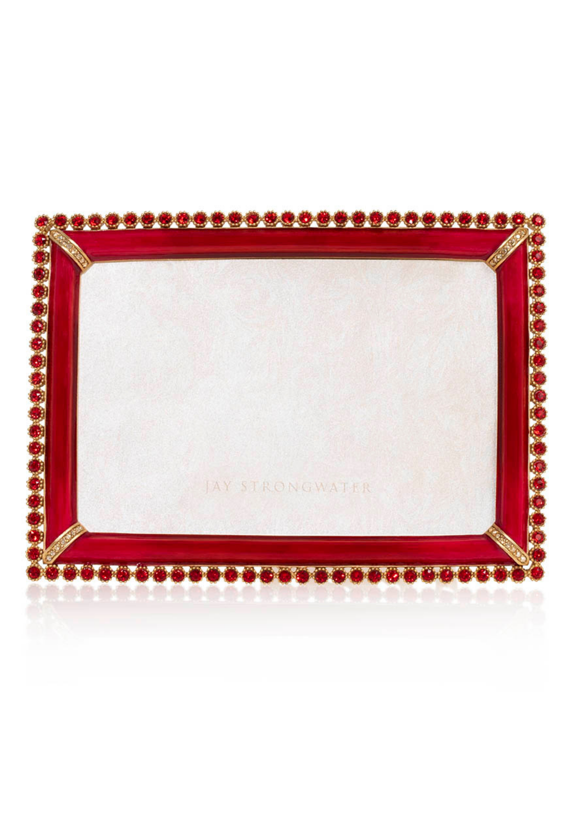 World Inside Rosenwood | Lorraine Stone Edge 4" x 6" Frame - Ruby