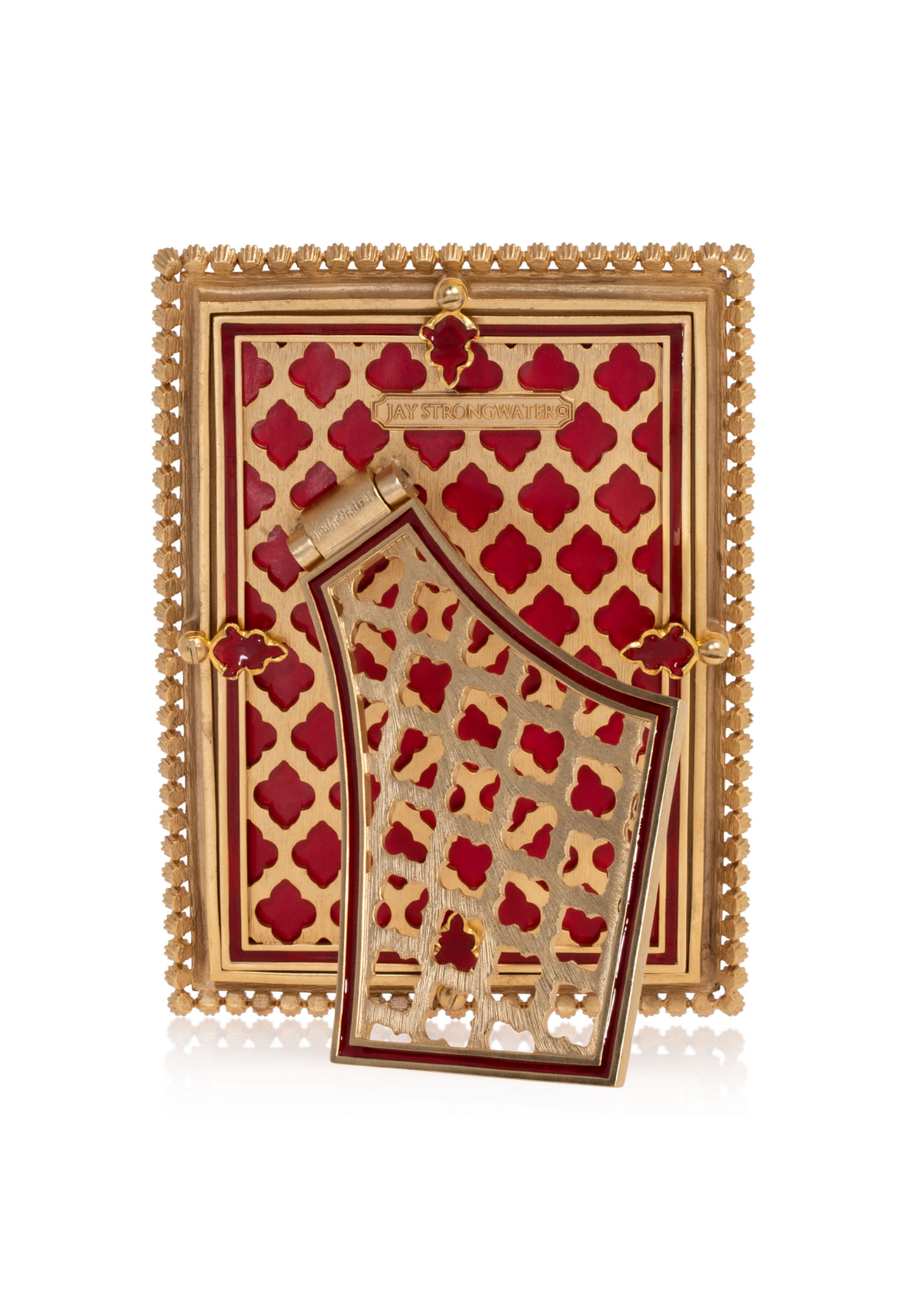 World Inside Rosenwood | Lorraine Stone Edge 4" x 6" Frame - Ruby